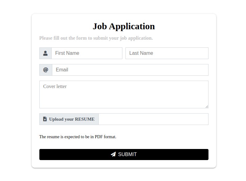 Easy Way To Build A Job Application Form Nerdy Form